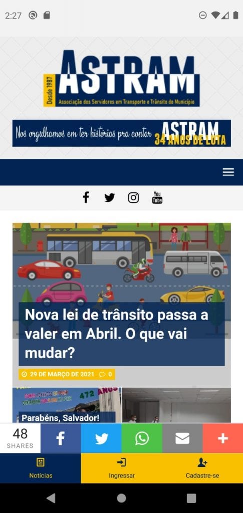 Pioneira, ASTRAM lança aplicativo para associados - ASTRAM