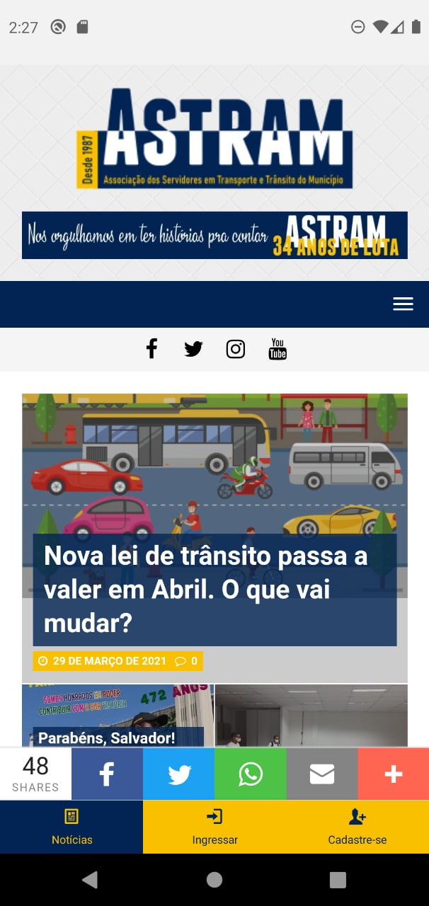 Pioneira, ASTRAM lança aplicativo para associados - ASTRAM